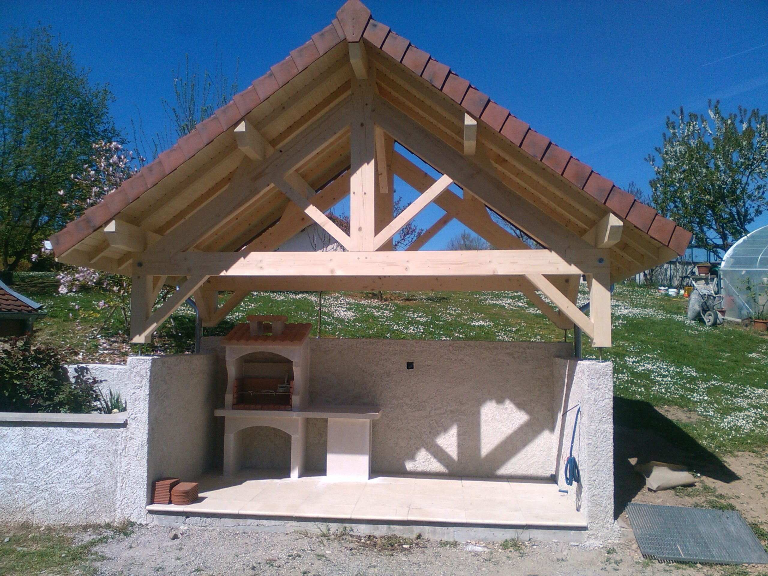 toit barbecue (1) - Anselme Charpente